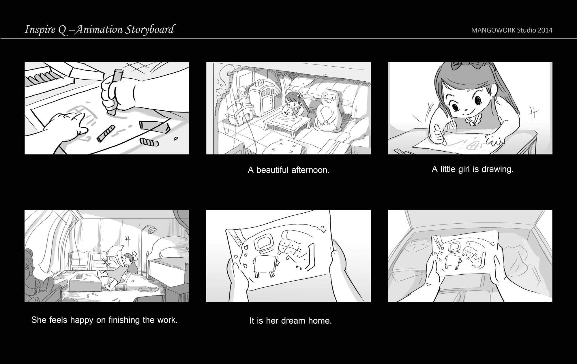 InspireQ Animation Storyboard - MANGOWORK 光之塔動畫事業