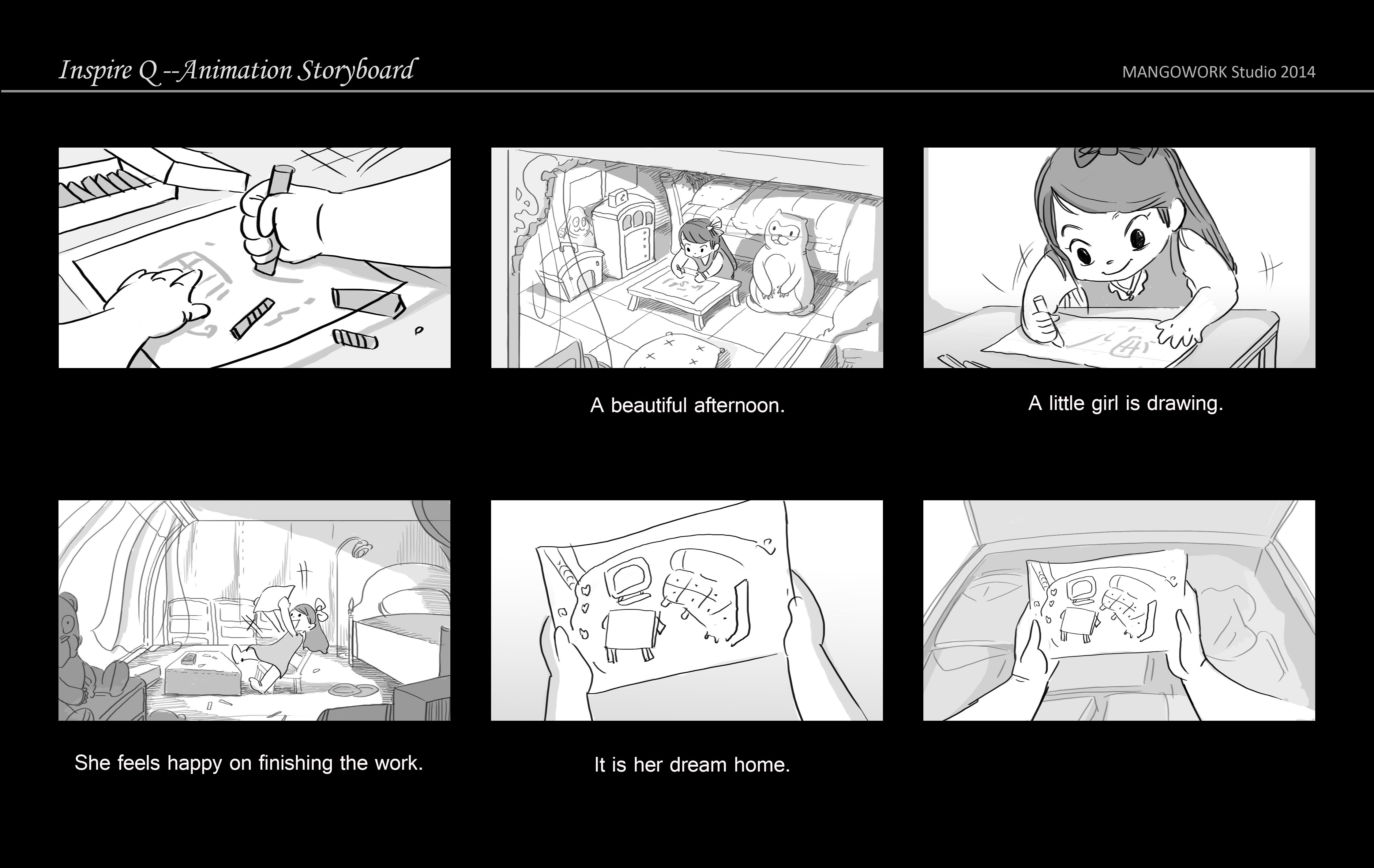 InspireQ Animation Storyboard - MANGOWORK 光之塔動畫事業