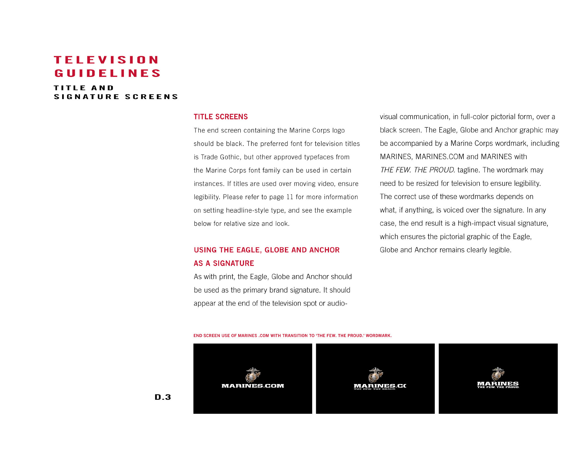 Marine Corps - Branding and Print - Marco Ceo