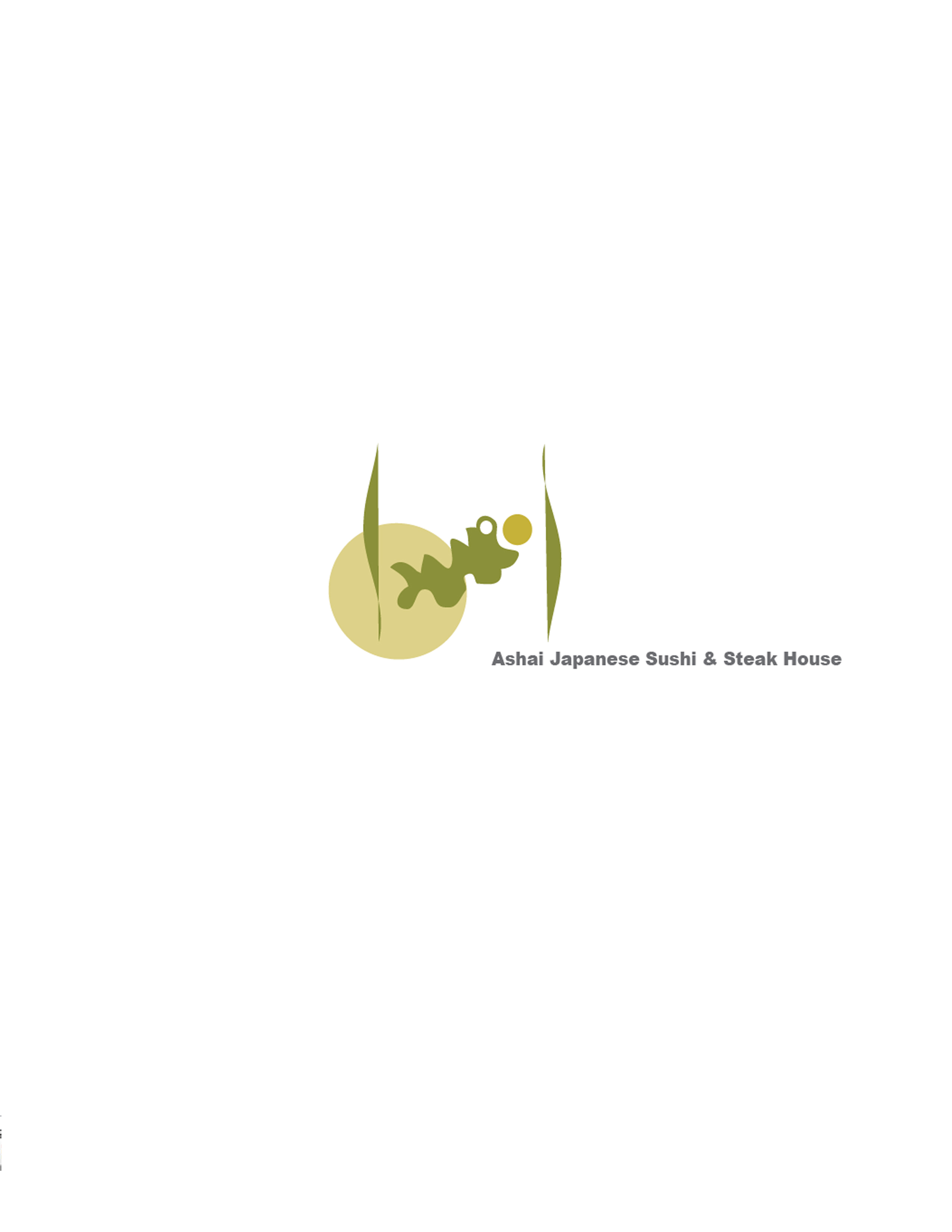 'Ahai" Japanase restaurant logo deisgn & stationary - Minaeson