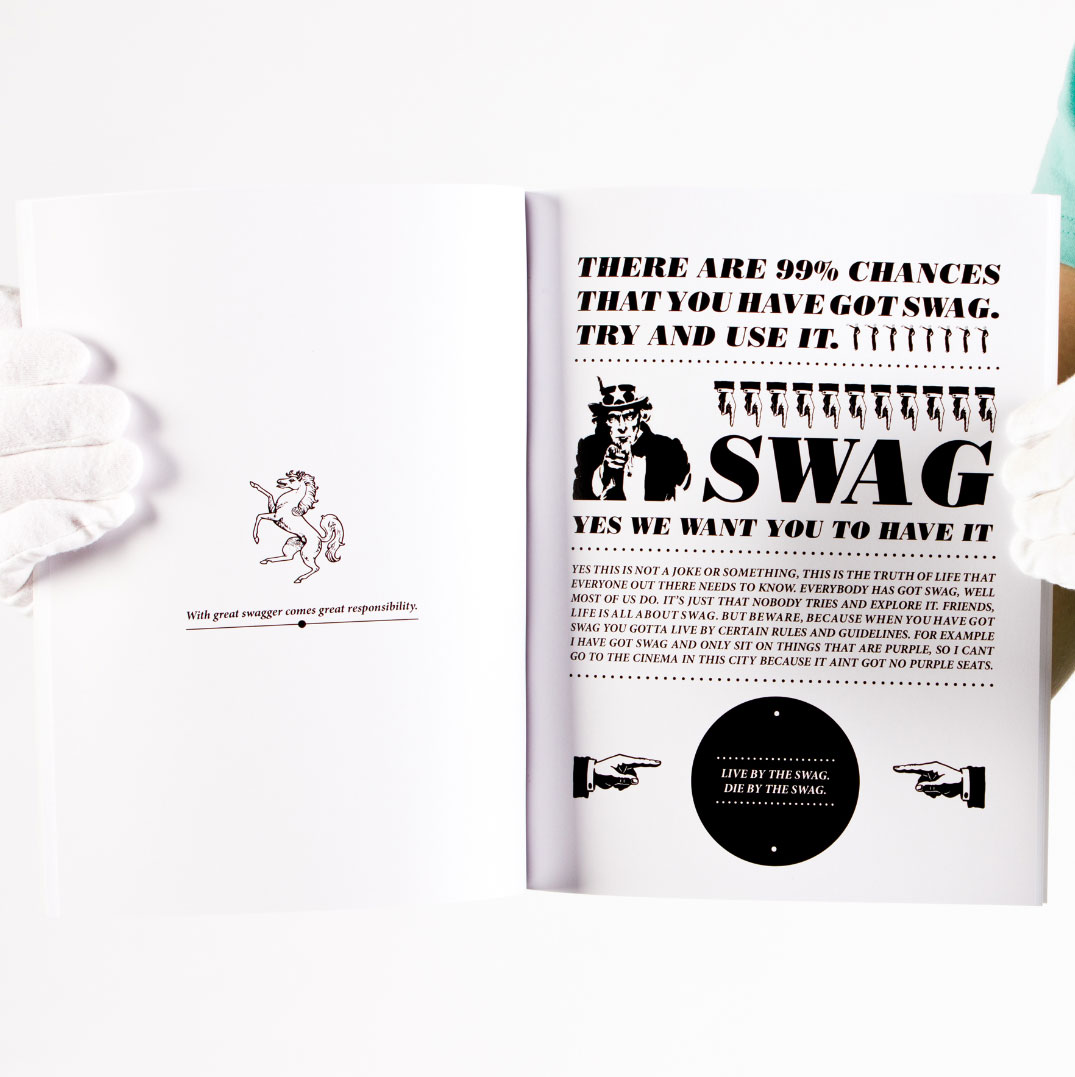 Swaggazine: A zine all about the SWAGGA - www.anantahuja.com
