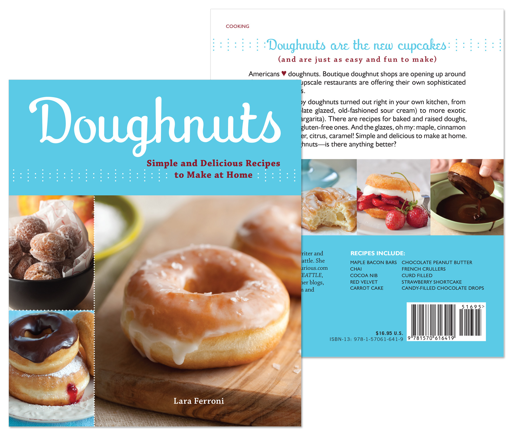 Doughnuts Book Cover - Erin Stuart Graphic Design