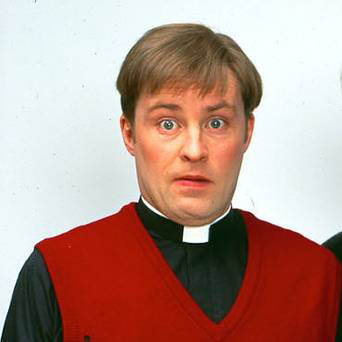 Ardal O' Hanlon as Father Dougal - Wade Waxworks