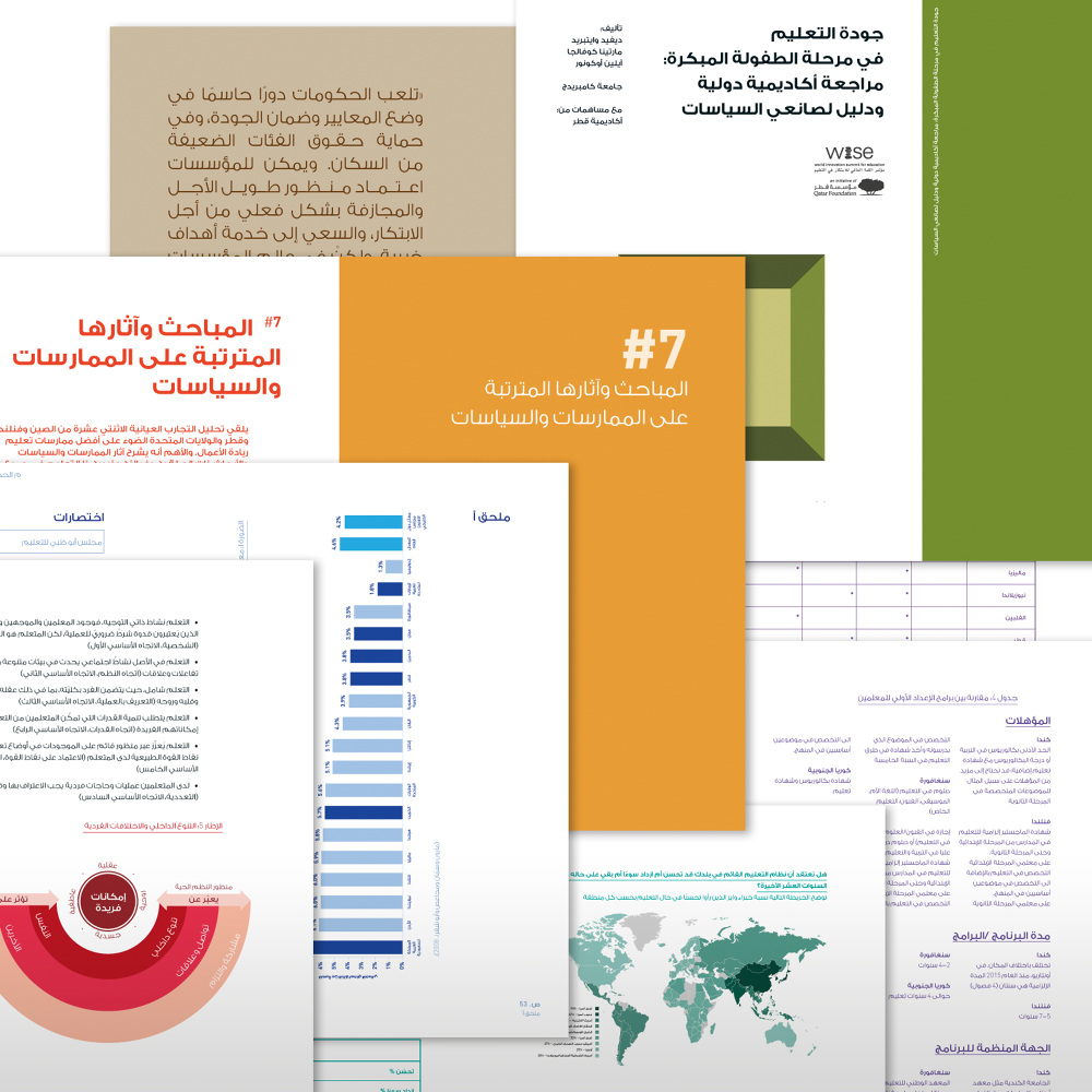 WISE summit Qatar - brochure arabe - Raya AbiAad - French Graphic ...