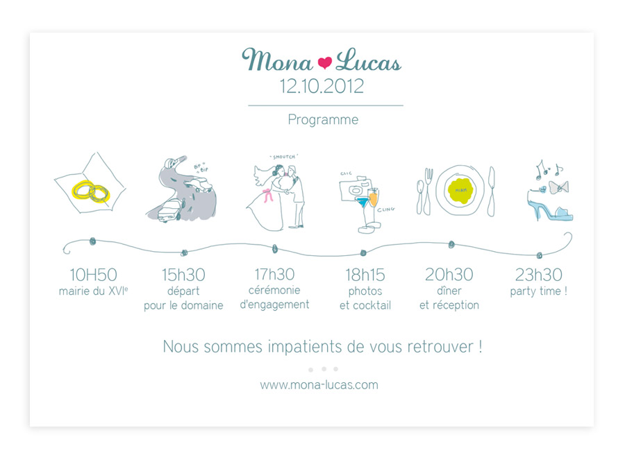 Faire-parts mariages- Wedding cards - Raya AbiAad - French Graphic ...