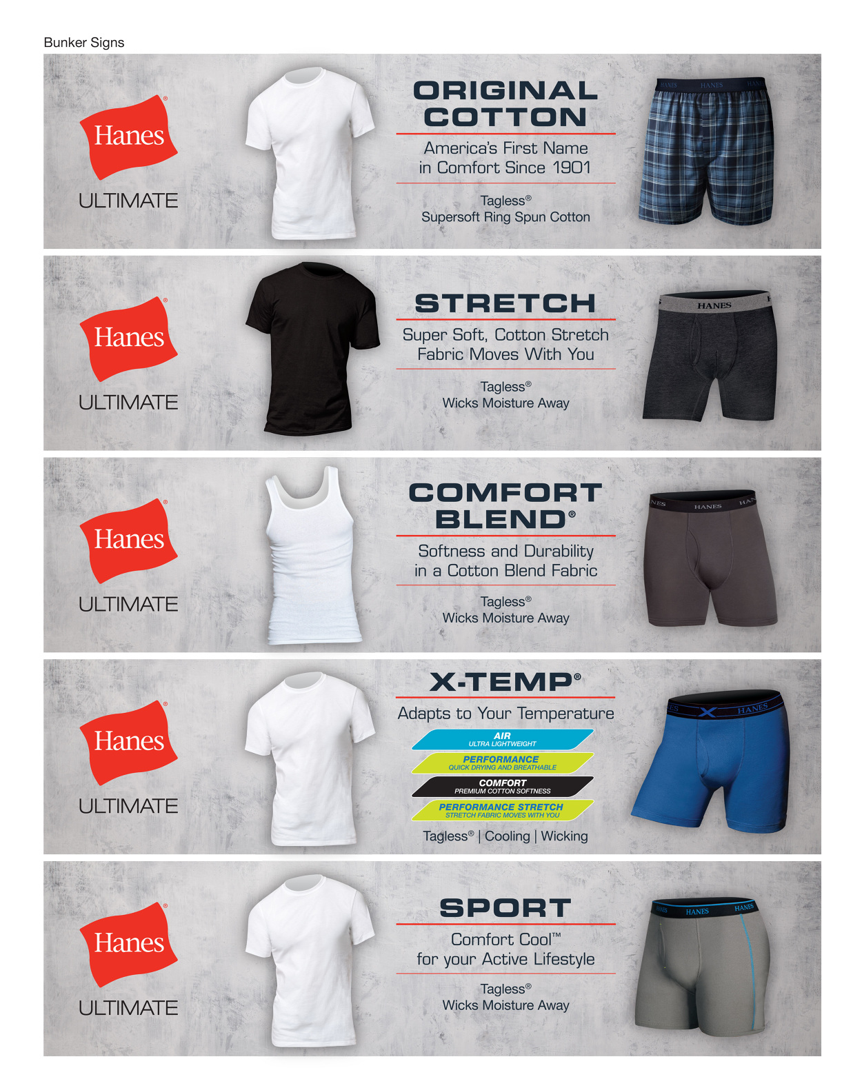 Hanes Ultimate for Kohl's Point of Sale Concept - Grace Kooken ...