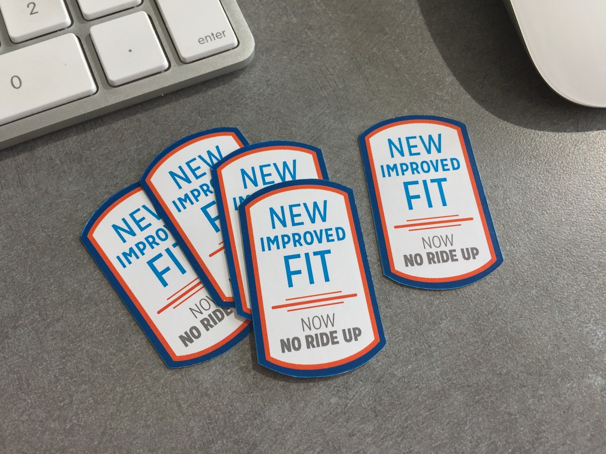 Hanesbrands New Improved Fit Sticker - Grace Kooken - Graphic Design ...