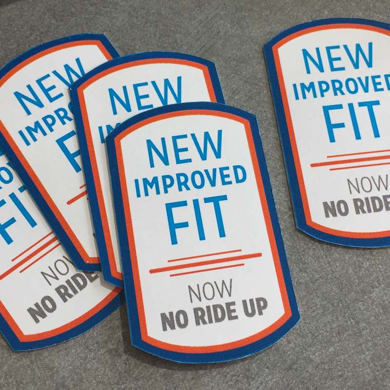 Hanesbrands New Improved Fit Sticker - Grace Kooken Design and Illustration