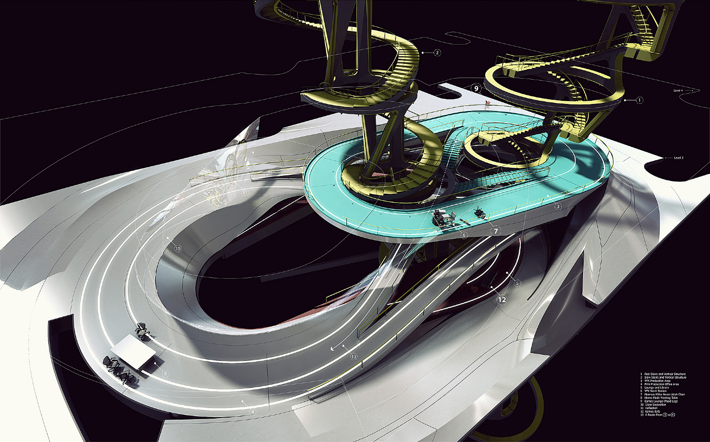 Amsterdam Workplace VI - Yaohua Wang Architecture