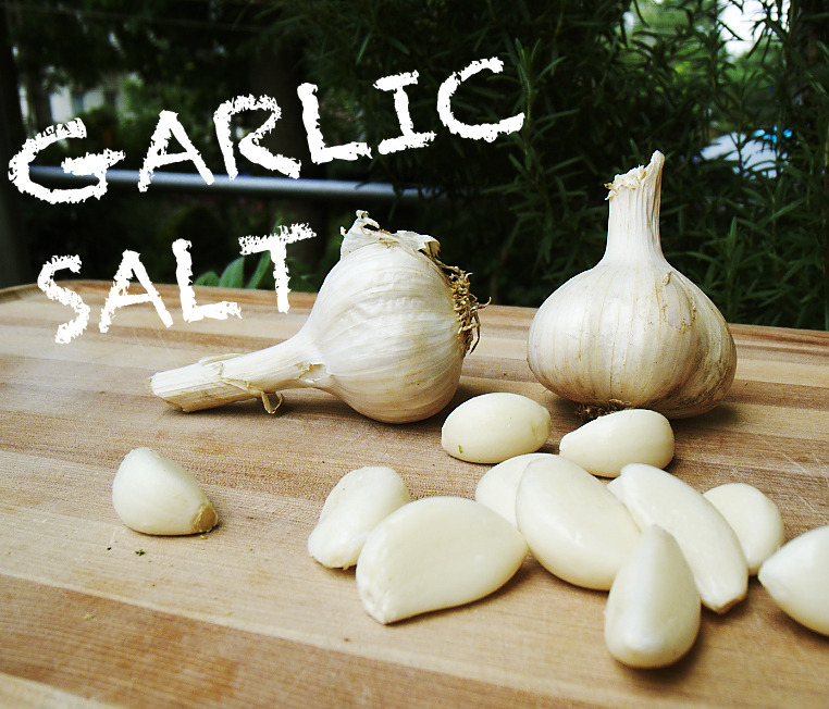 Roasted Garlic Sea Salt - thechefsdaughter.com
