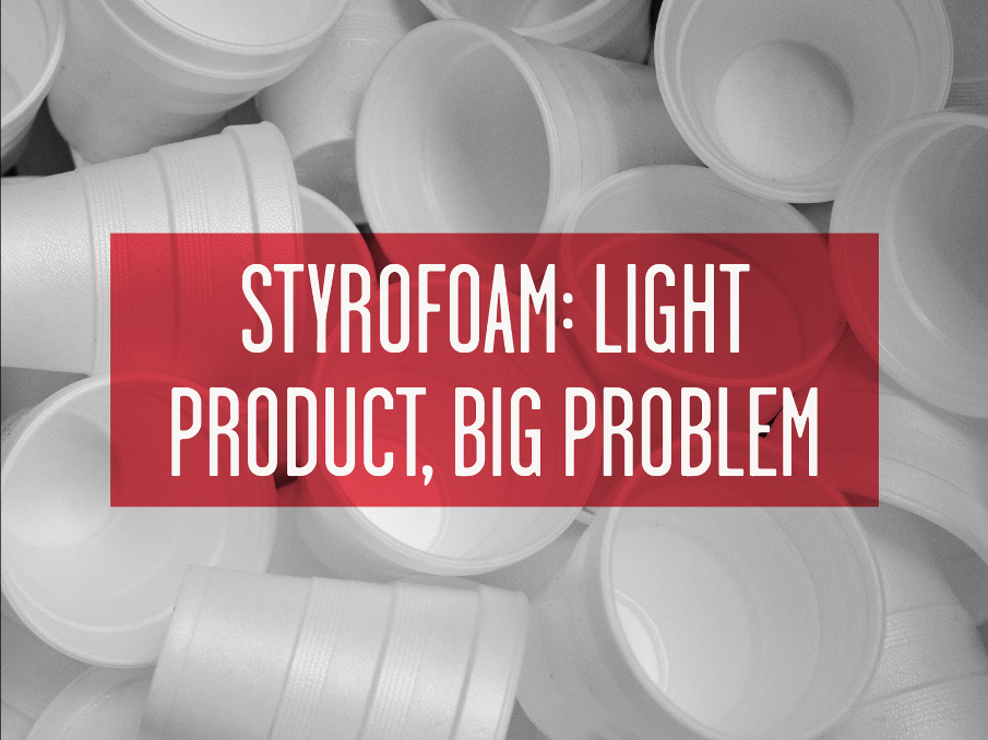 Styrofoam: Light Product Big Problem - Type by Trish - chalk art, hand ...