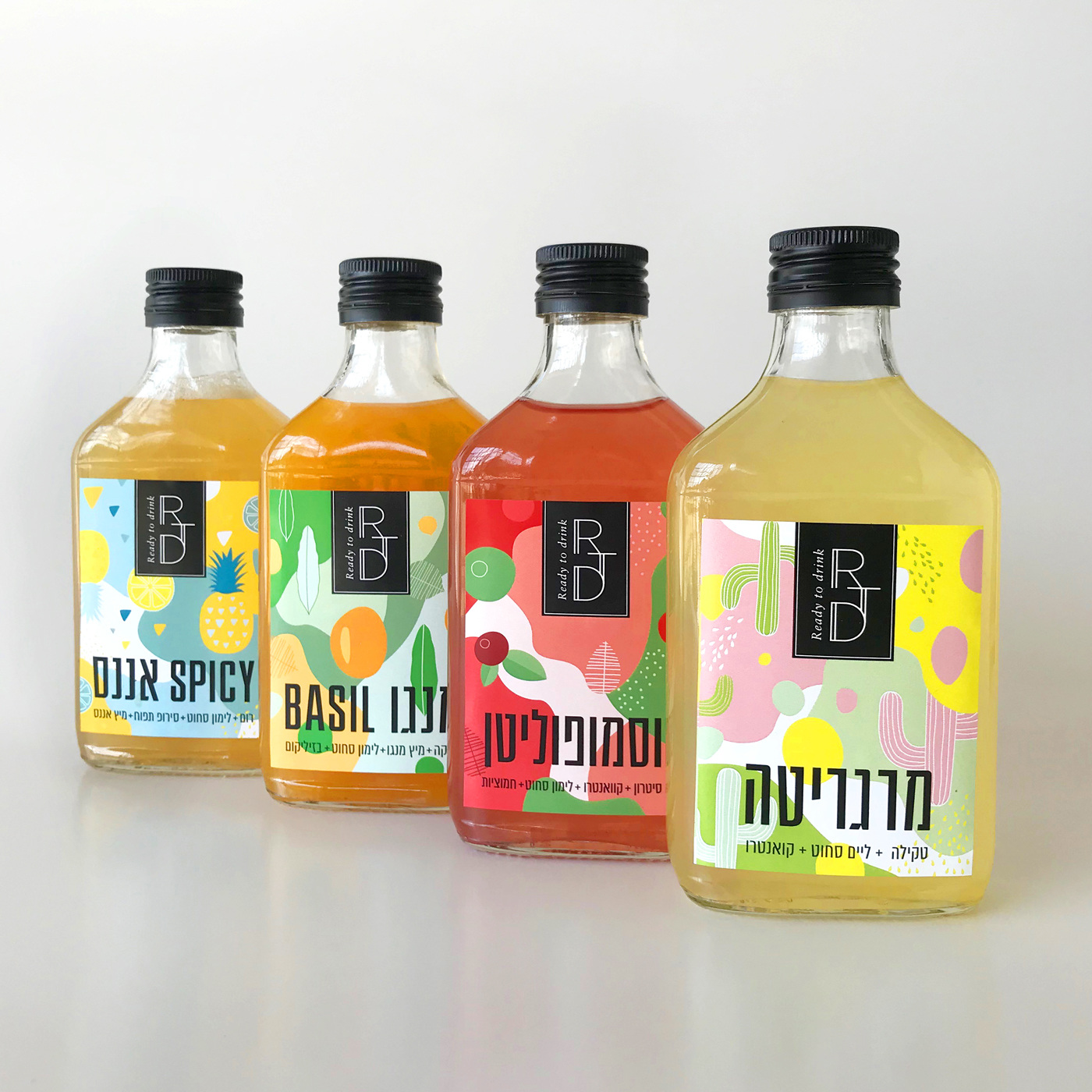 RTD Cocktails - Liora schirer Studio - Branding & Graphic Design