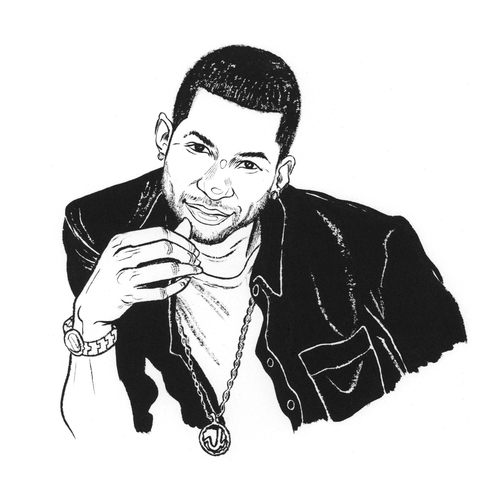 Heads of Hip-Hop Portraits - Alexandra Beguez : Illustration & Comics