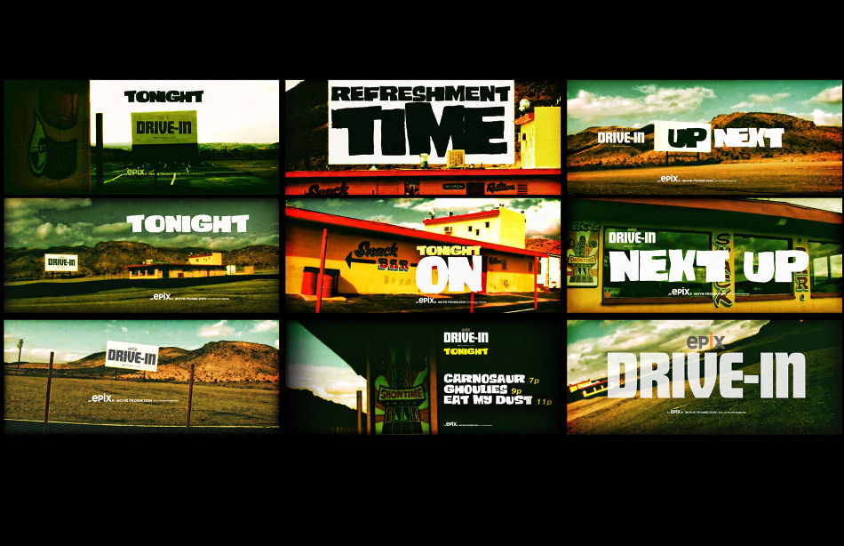 EPIX "Drive-In" : Launch - Greg Herman | Motion Design Archives