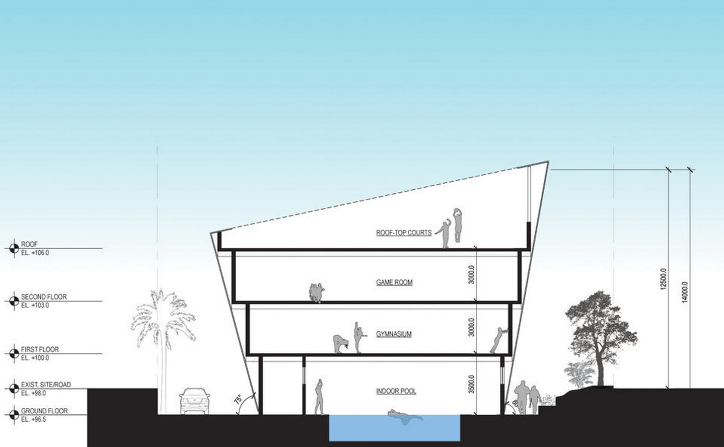 SOUTH AVENUE CLUBHOUSE - Danila Babko-Malyi Architecture