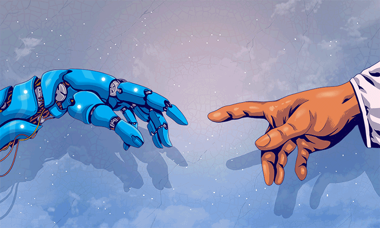 NYT Tech Fix: Biggest Tech Trends in 2019 - Glenn Harvey Illustration