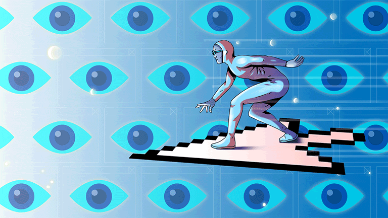 NYT Tech Fix: Private Browsers - Glenn Harvey Illustration