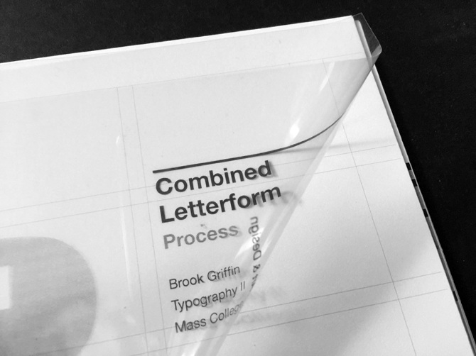 Combined Letterforms - BROOK GRFFIN | Art Director & Designer