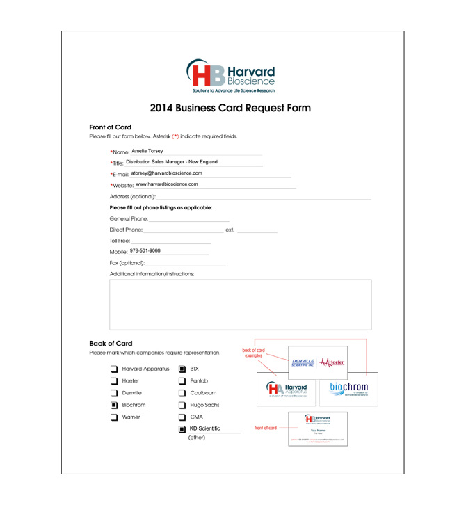 Business Cards - BROOK GRFFIN | Art Director & Designer