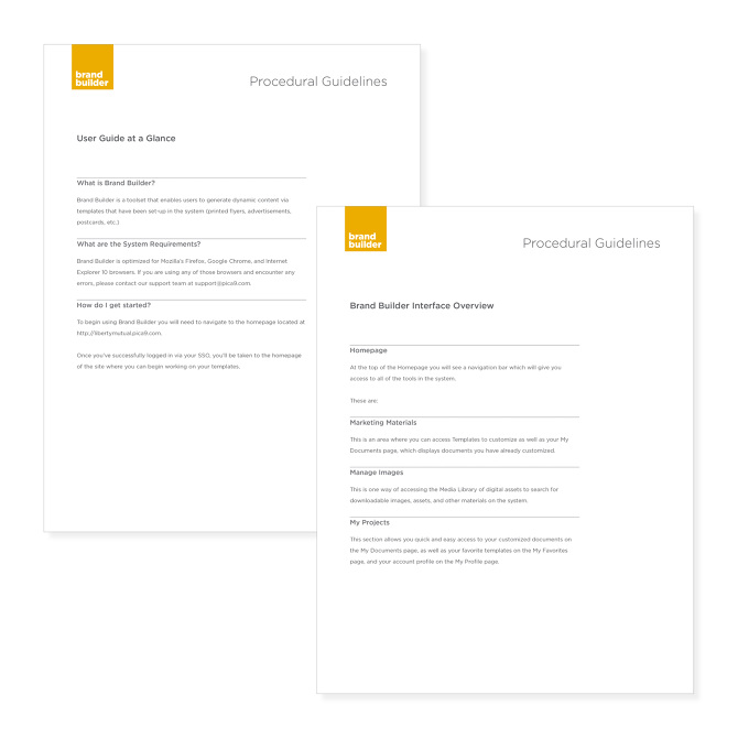 Procedural Guidelines - BROOK GRFFIN | Art Director & Designer