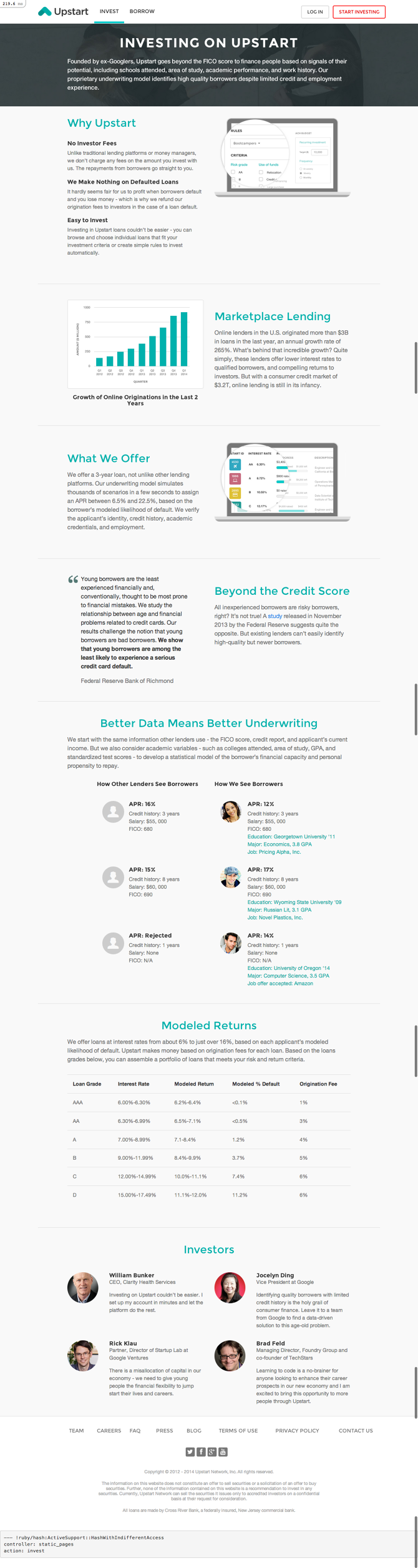 Invest page - Jenny Lin