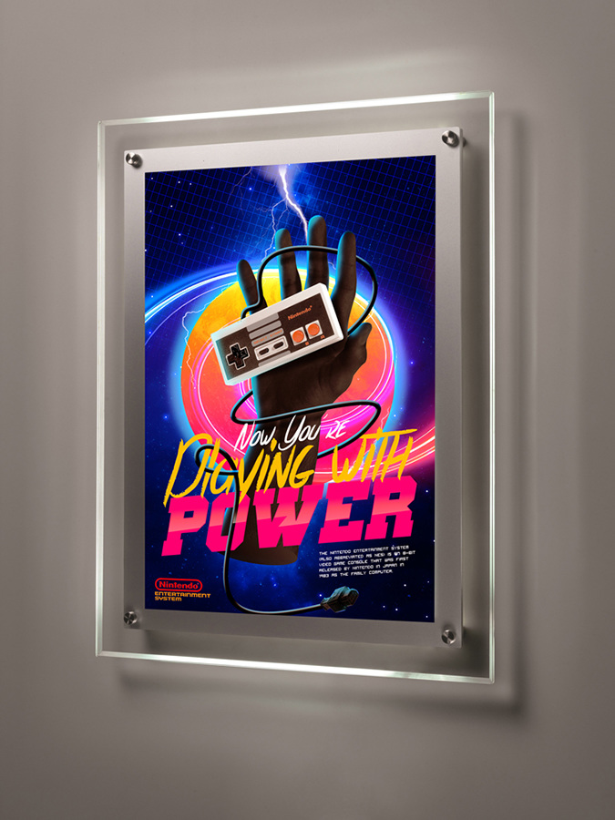 Nintendo Retro Poster - emirzuleta