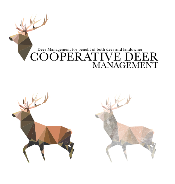 Cooperative Deer Management Logo Design - Lissy Morse