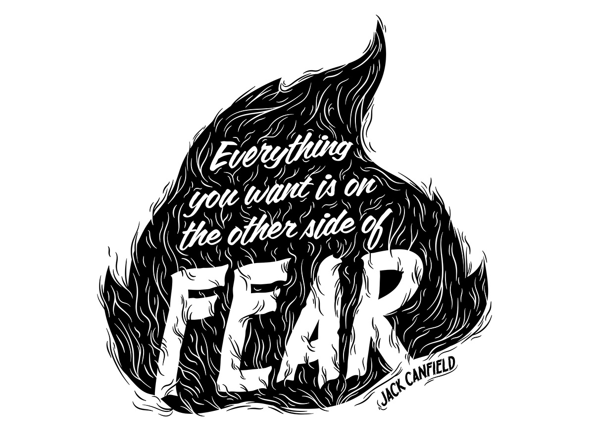 Fear Wall Graphics - James Wendelborn Design