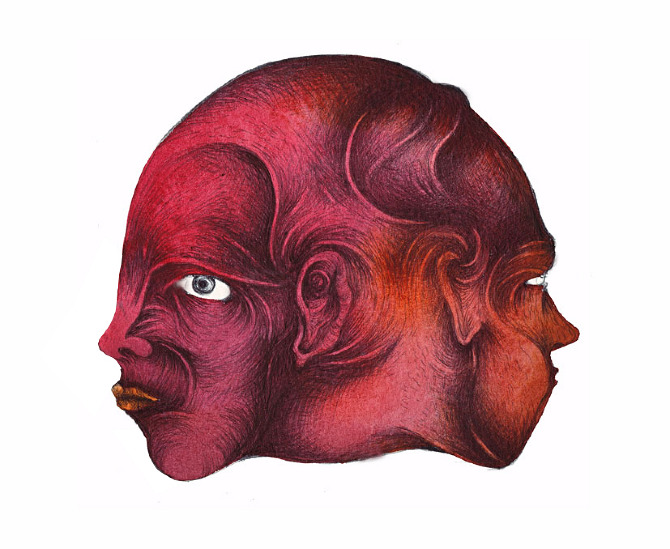 Floating Heads - Amélie Barnathan Illustrations