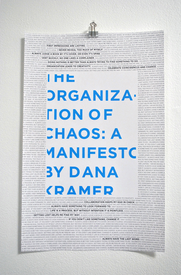 Manifesto Poster - Dana Kramer