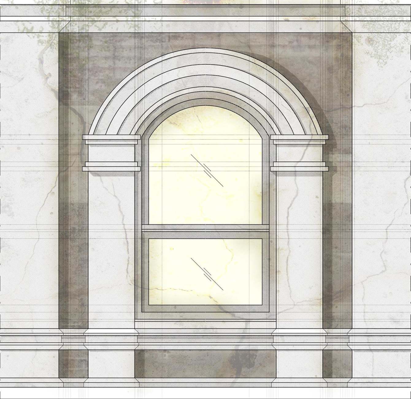 Historic Window Rendering Detail - Sam Whitburn - Interior ...