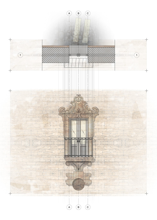 Historic Window Rendering Detail - Sam Whitburn - Interior ...