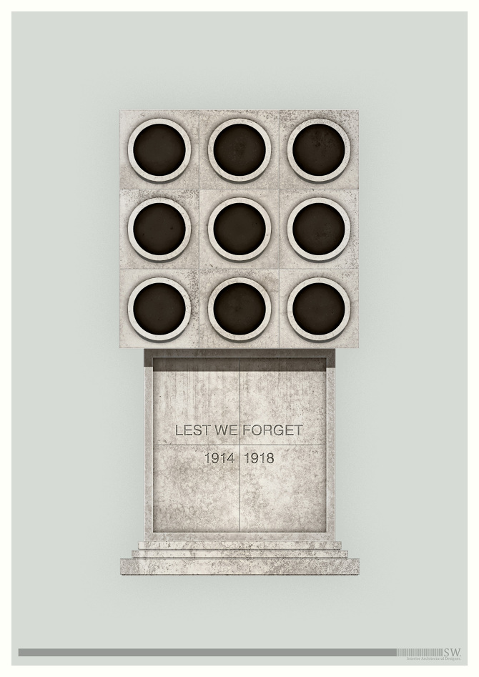 WWI Remembrance memorial - Sam Whitburn - Interior Architectural Designer