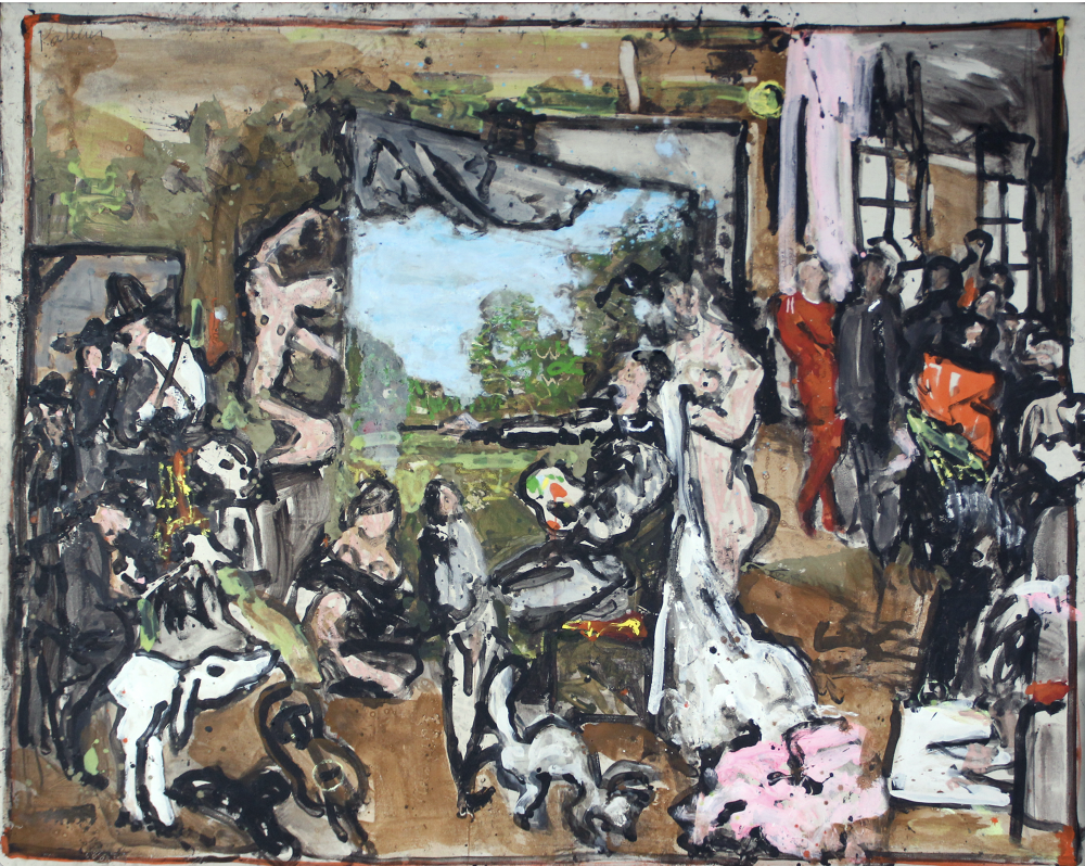 L'atelier de Gustave Courbet - charlotte de maupeou