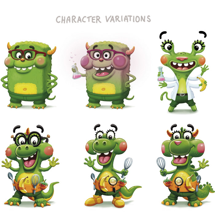 Monster Backe – Character Redesign - Andreas Krapf Illustration