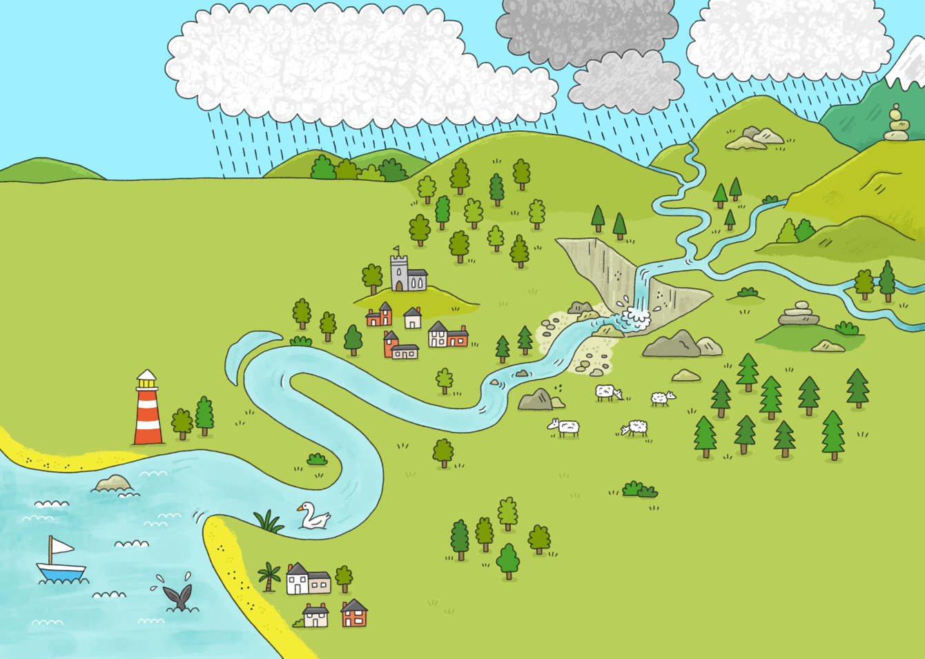Canal and River Trust - Sophie Foster Illustration
