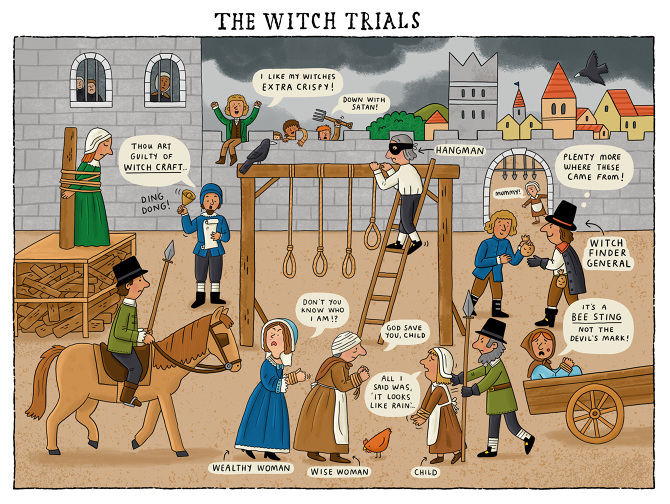 The Witch Trials - Sophie Foster Illustration