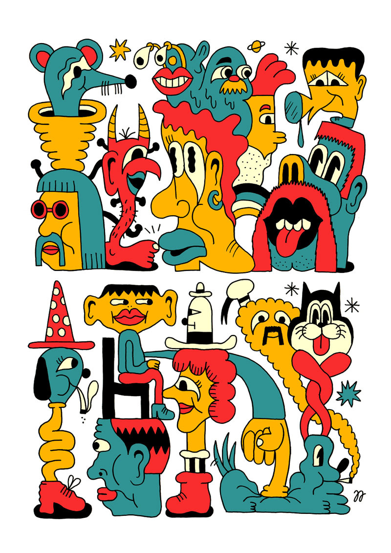 DOODLES / COLLABS - Studio Jango Jim