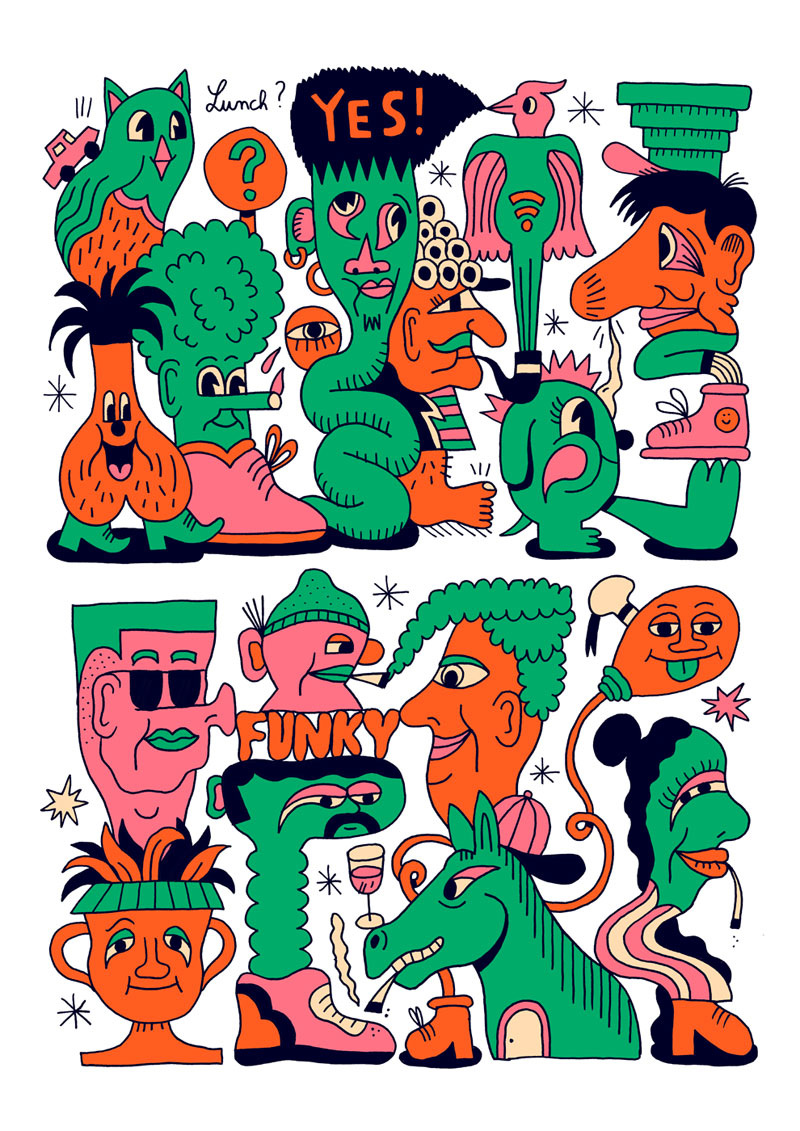 DOODLES / COLLABS - Studio Jango Jim