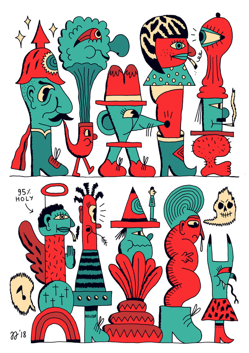 DOODLES / COLLABS - Studio Jango Jim