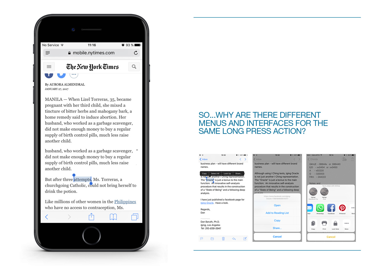 Long press Menu (app) - Bensho Studio