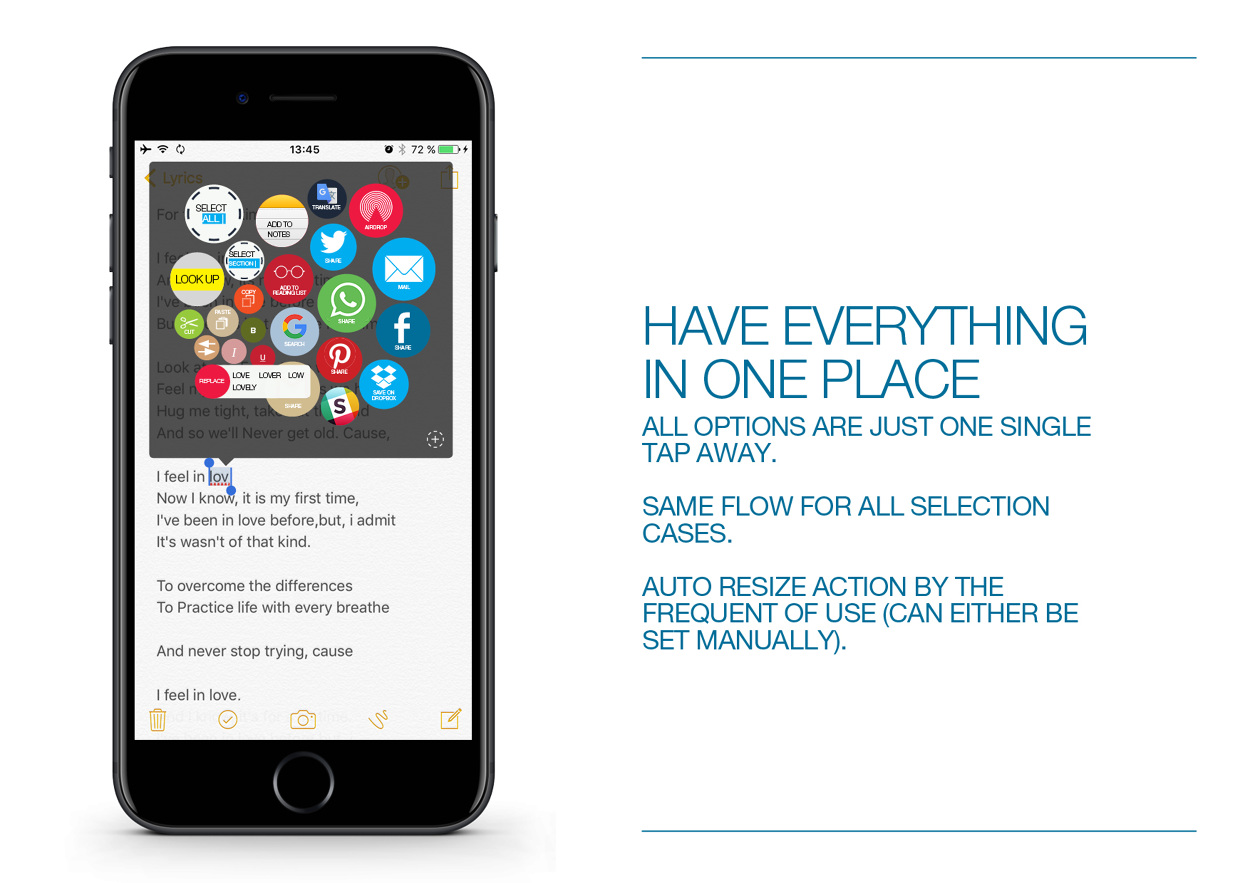 Long press Menu (app) - Bensho Studio