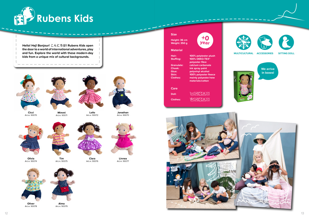 Rubens Barn graphic profile, catalogues and folders - Karin Sandqvist