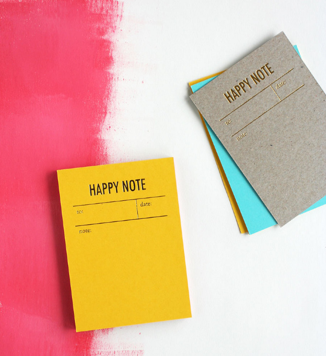 shop update: happy notepads - www.tokketok.com