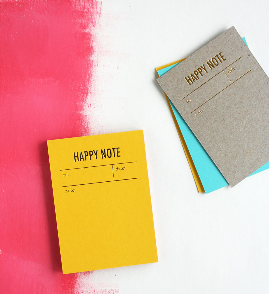 shop update: happy notepads - www.tokketok.com