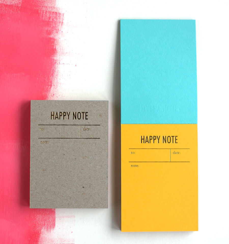 shop update: happy notepads - www.tokketok.com