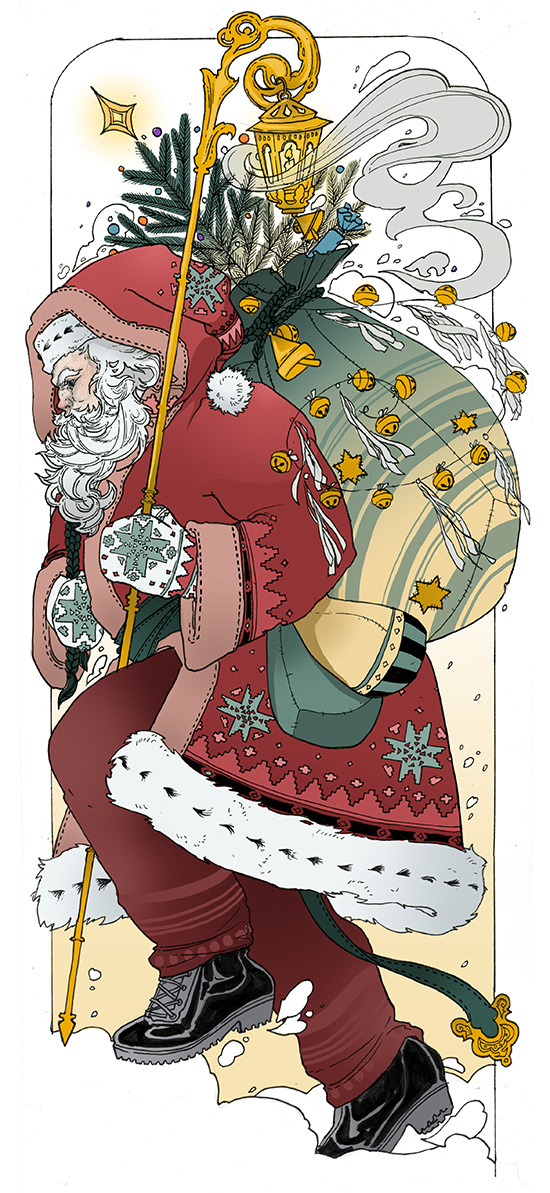 Krampus VS Santa 2016 - helenmask.com