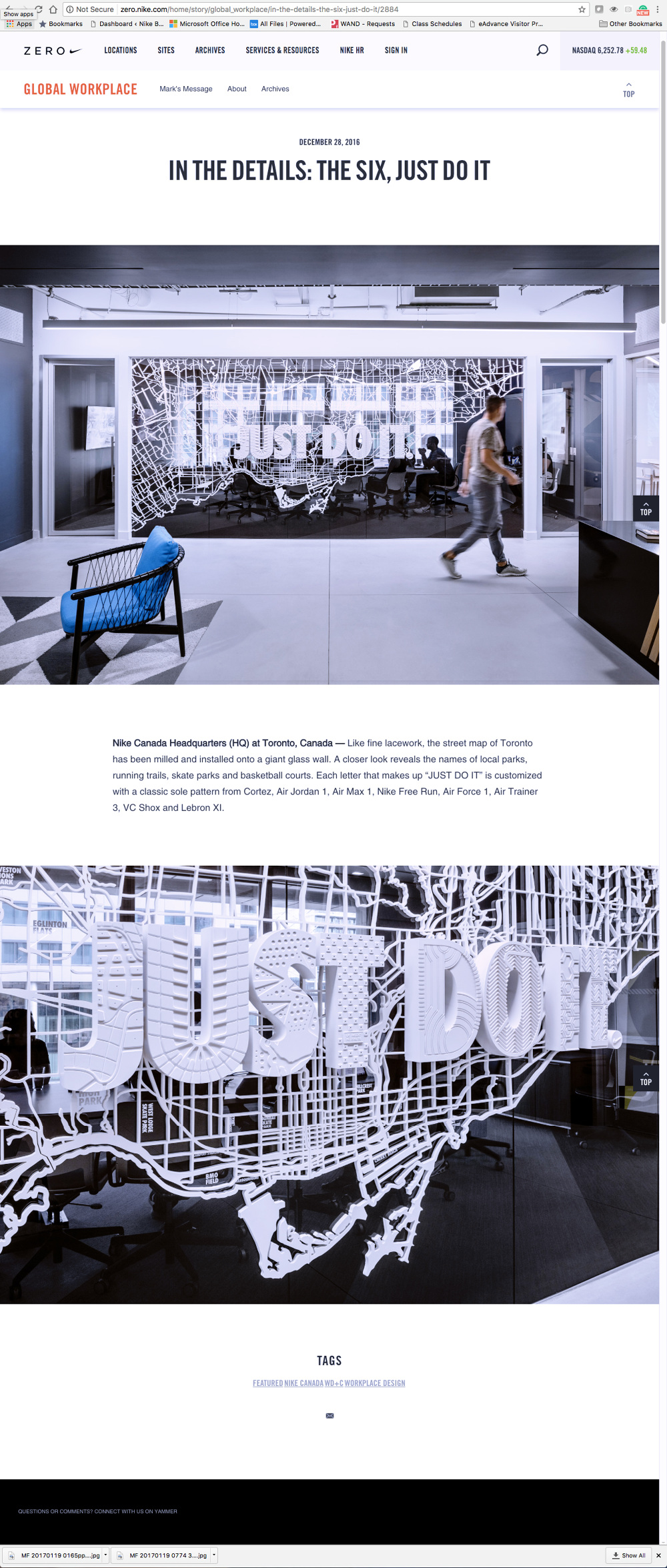 Nike Global Workplace Website - lindseygice.com