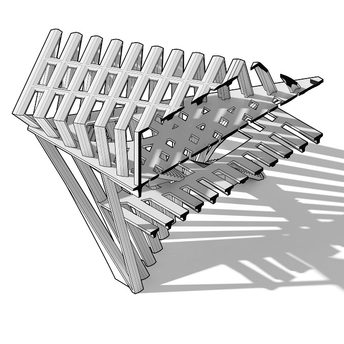 TRIANGLE-RECTANGLE FLOOR PLAN - Daniel Voshart - Design / Cinematography