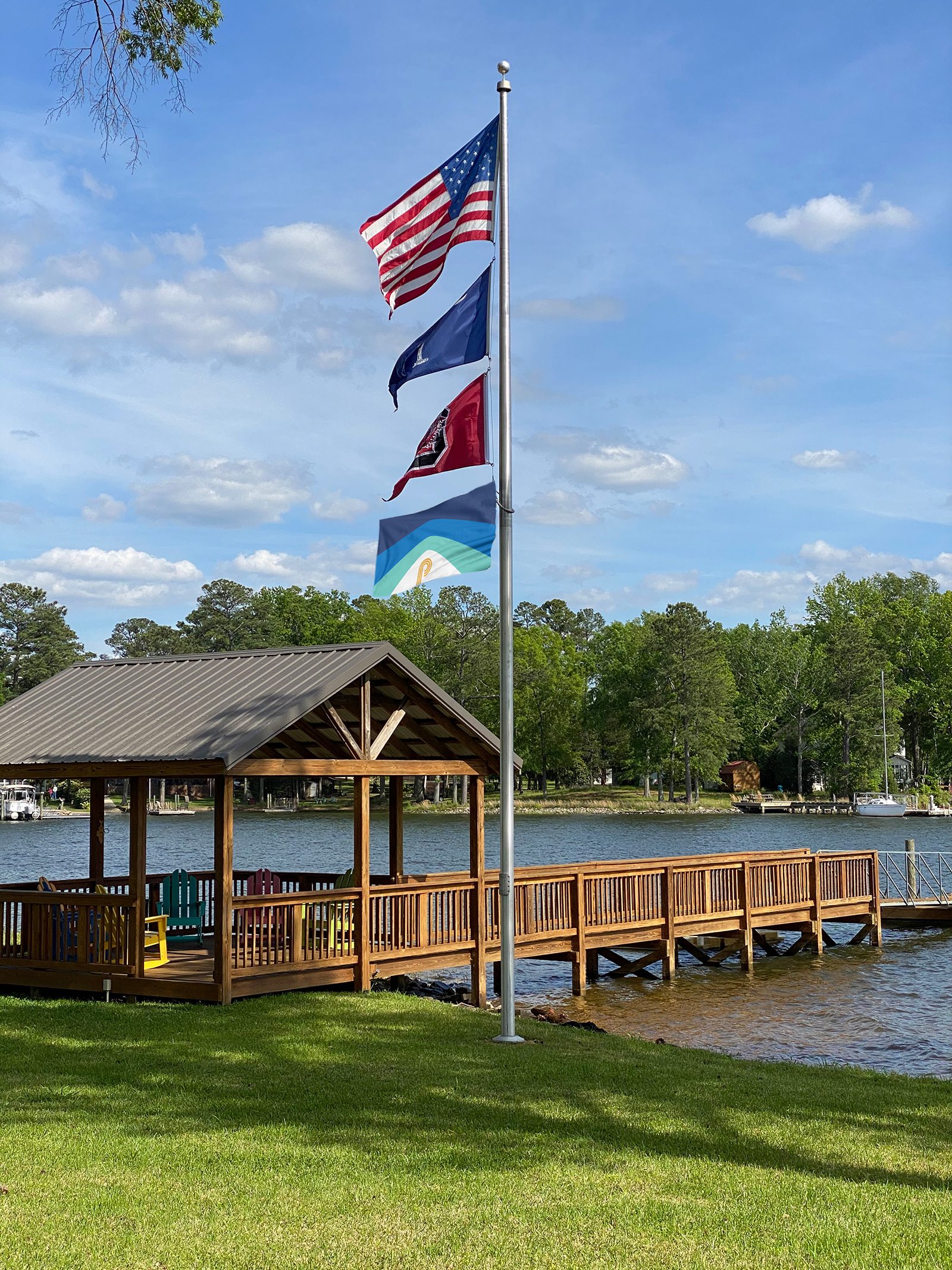 Pleasure Island flag design - Ryon Edwards